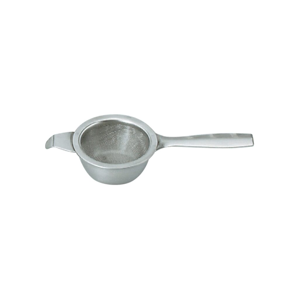 03190 TEA STRAINER-18/10 W/DRIP BOWL - Hospitality Lab