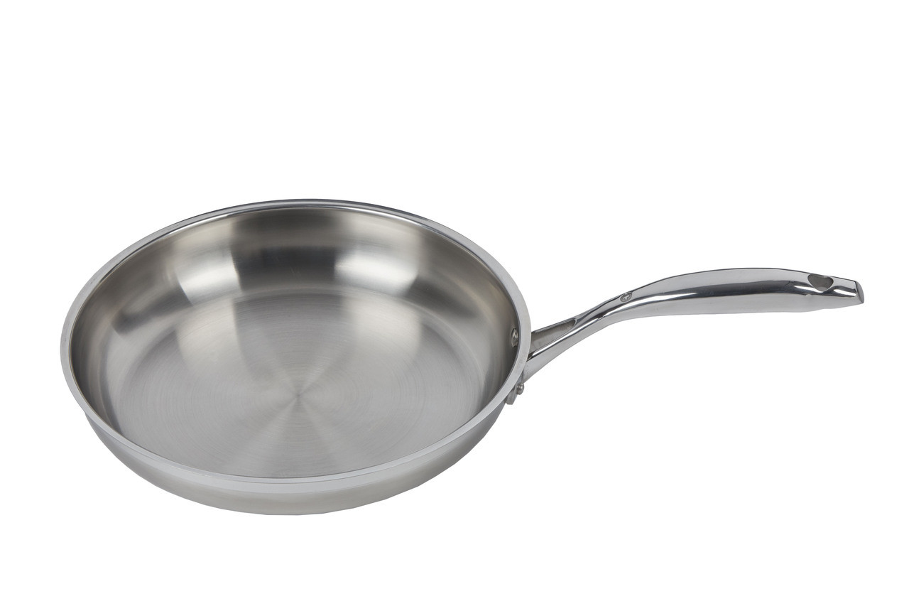 SMB-20CM FRYPAN, STAINLESS STEEL 18/10, SWISS DIAMOND - Hospitality Lab